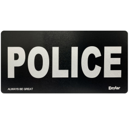 Police Laser-Engraved Plate | Eylar